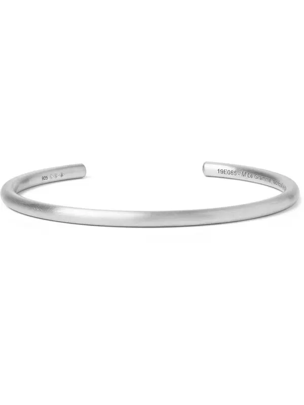 Le Gramme Le 15 Brushed Sterling Cuff - Silver