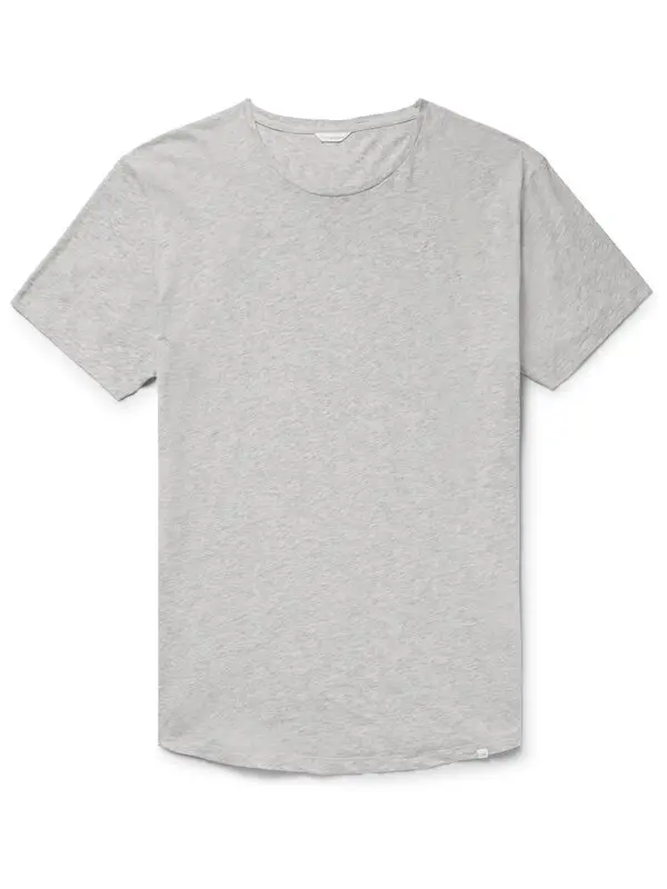 Orlebar Brown Ob-t Slim-fit Cotton-jersey T-shirt - Gray