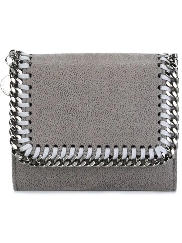 Stella McCartney Falabella Flap Cardholder - Grey