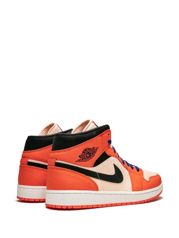 JORDAN Air 1 Mid Se Team Sneakers - Orange