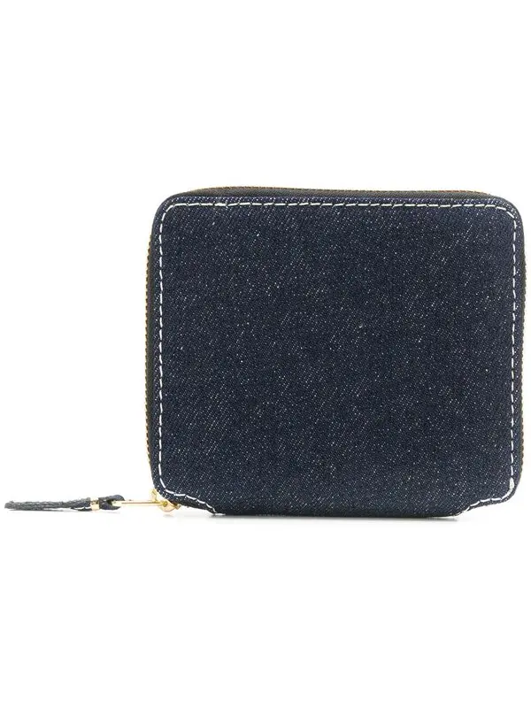 Comme Des Garçons Zip-around Denim Wallet