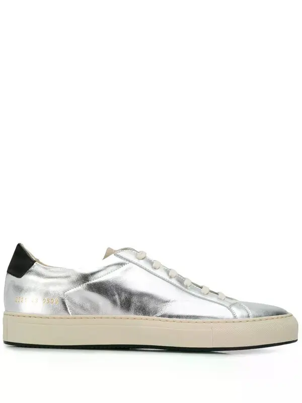 COMMON PROJECTS Low-top Metallic Trainers