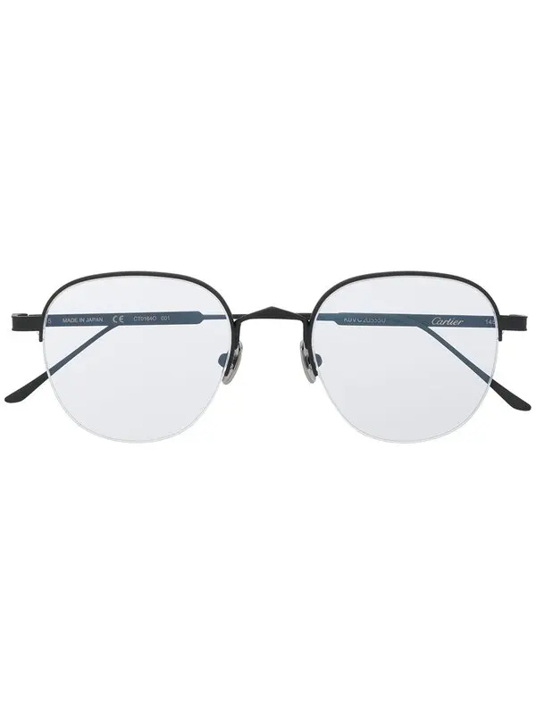 CARTIER Thin Frame Glasses - Black