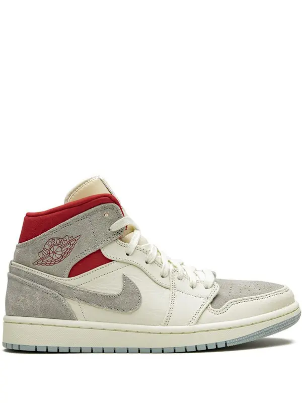 JORDAN X Sneakersnstuff Air 1 Mid Prm 20th Anniversary Sneakers - White