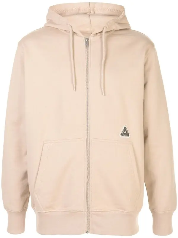 PALACE Sofar Zip-up Hoodie - Neutrals