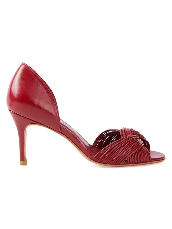 STUDIO CHOFAKIAN Open-toe Pumps - Red