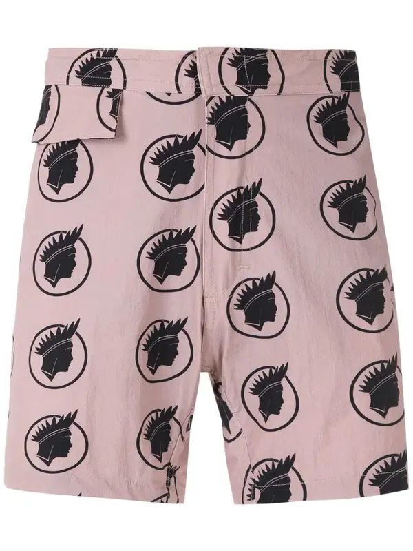 AMIR SLAMA Ndio Grande Tactel Swim Shorts - Pink