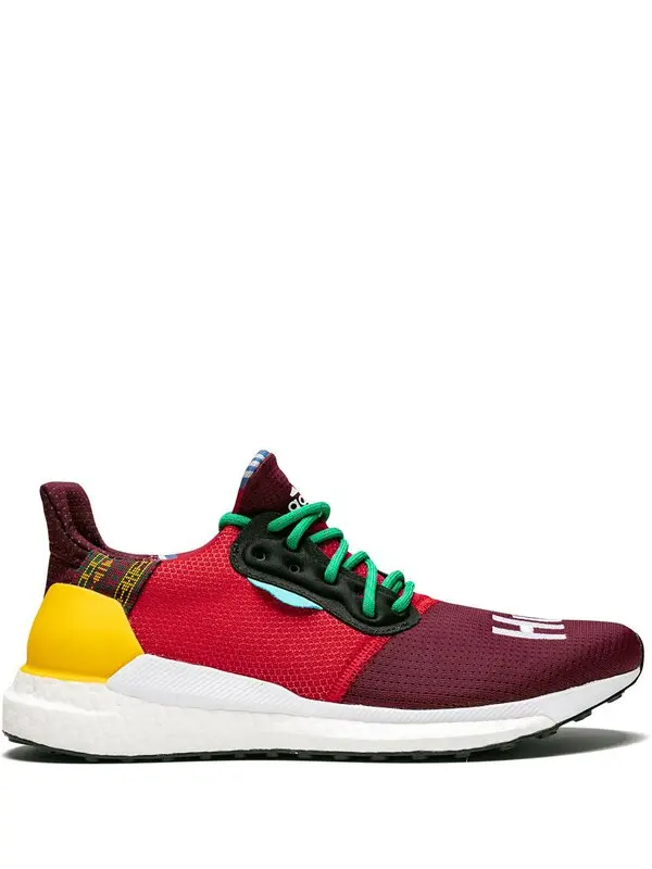 Adidas X Pharrell Williams Solar Hu Glide Sneakers - Red
