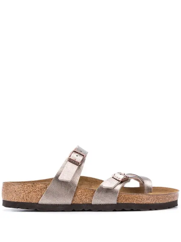 BIRKENSTOCK Mayari Birko-flor Sandals - Gold
