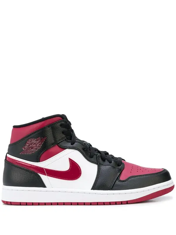JORDAN Air 1 Mid B Toe Sneakers - Red