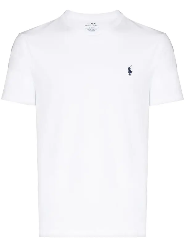 Ralph Lauren Embroidered-logo Cotton T-shirt - White