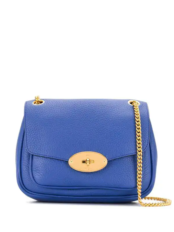 Mulberry Darley Small Shoulder Bag In Blue 39% Off Editorialist