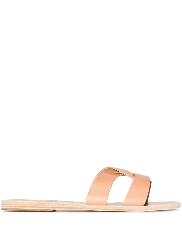 ANCIENT GREEK SANDALS Desmos Leather Sandals - Neutrals