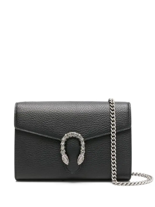 Gucci Mini Dionysus Leather Clutch - Black