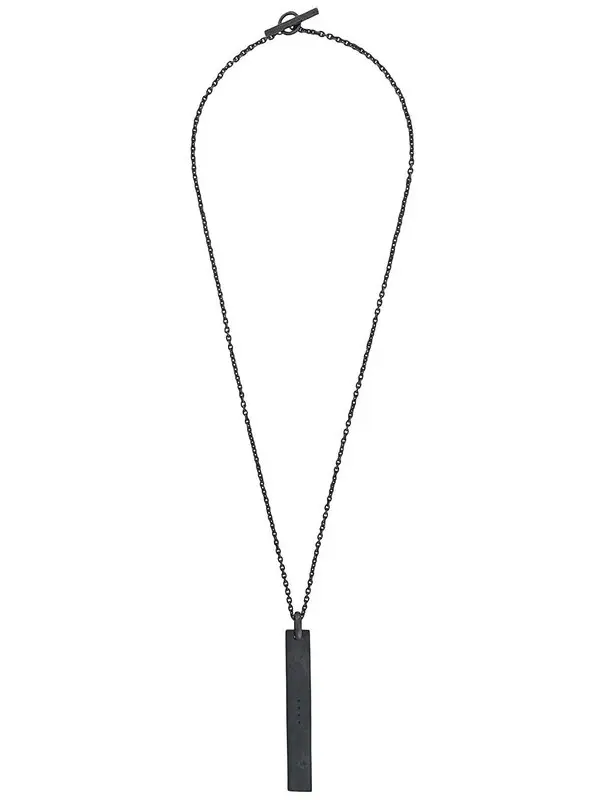 PARTS OF FOUR Plate Necklace - Silver