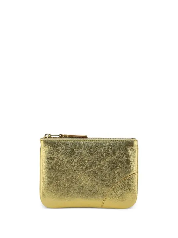 Comme Des Garçons Zipped Coin Purse - Gold