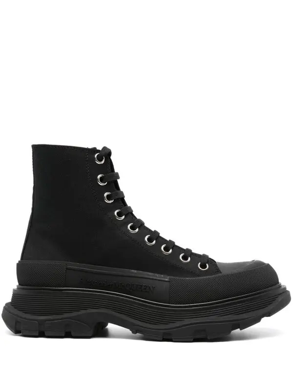 Alexander McQueen Tread Slick High-top Boots - Black