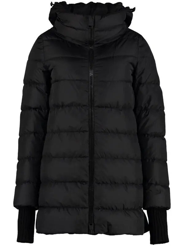 Herno Hooded Padded Coat - Black