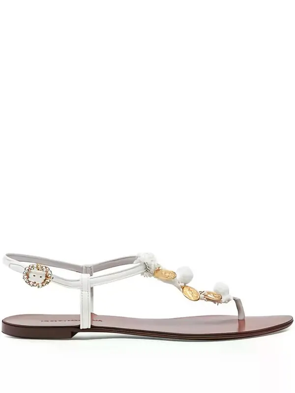 Dolce & Gabbana Bead-embellished Sandals