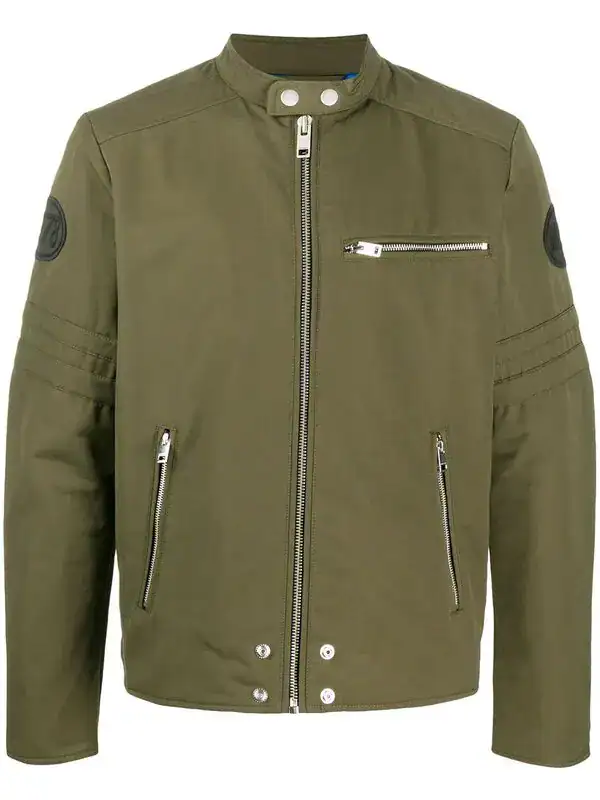 Diesel J-Glory Biker Jacket - Green | Editorialist