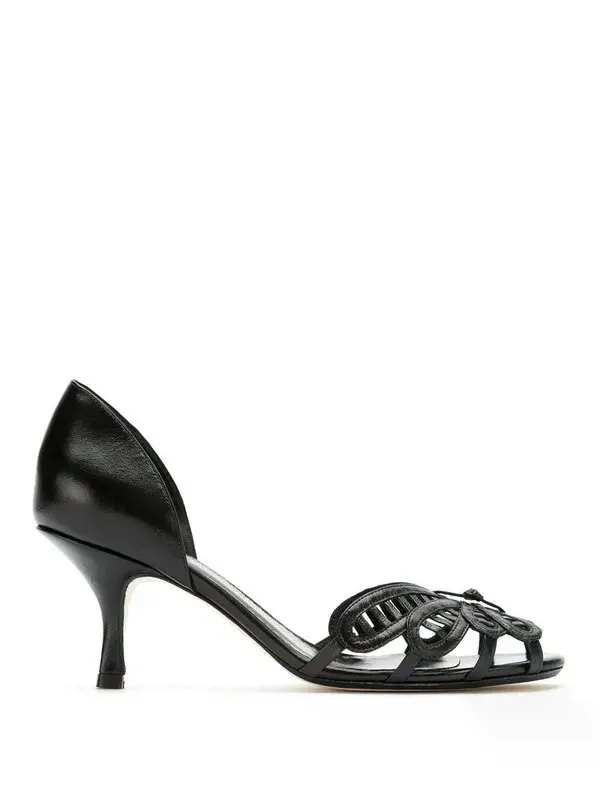 STUDIO CHOFAKIAN Leather Stiletto Sandals