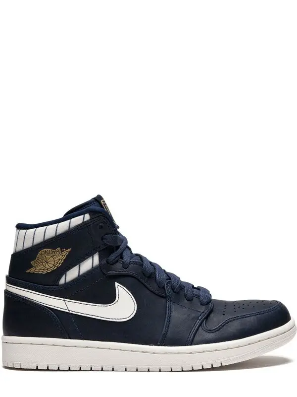 JORDAN Air 1 Retro High Jeter Sneakers - Blue