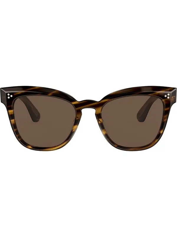 Oliver Spencer Marianela Square Sunglasses - Black