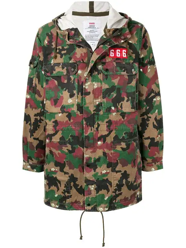 Supreme Field Hooded Parka Jacket - Multicolour | Editorialist