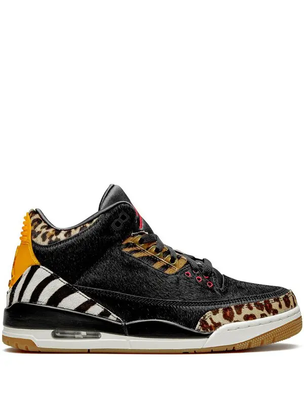 JORDAN Air 3 Retro Animal Instinct Sneakers - Black