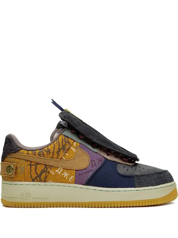Nike X Travis Scott Air Force 1 Low Cactus Jack Sneakers - Yellow