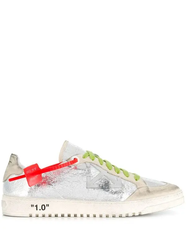 Off-White Arrow 2.0 Metallic Sneakers