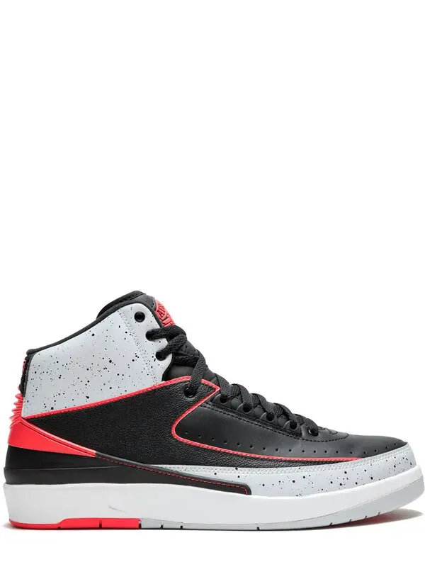 JORDAN 2 Retro Infrared 23 Sneakers - Black