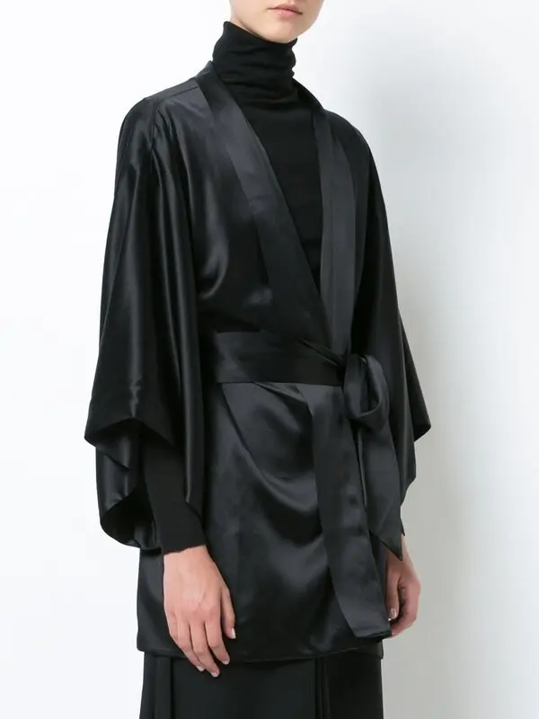 Voz Silk Tie-waist Jacket