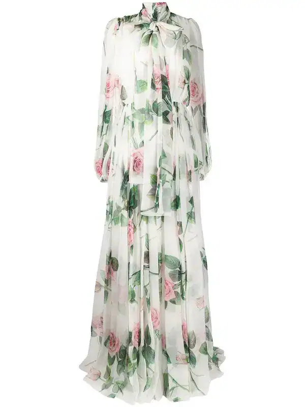 sachin and babi light blue dress Black Tropical Floral Chiffon Wrap Front Maternity Maxi Dress main image 1