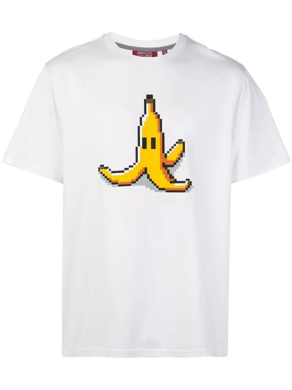 MOSTLY HEARD RARELY SEEN Peel-print T-shirt