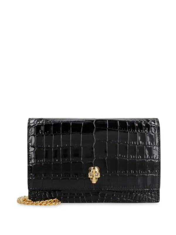 Alexander McQueen Skull Crossbody Bag - Black