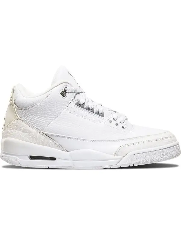 JORDAN Air 3 Retro Pure Money Sneakers - White