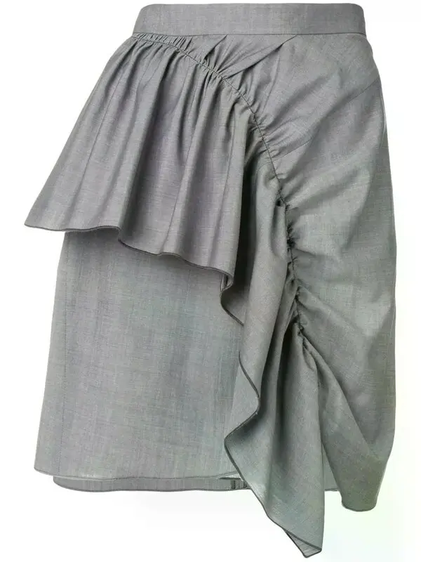 MARANT ETOILE Ruffle Trim Mini Skirt