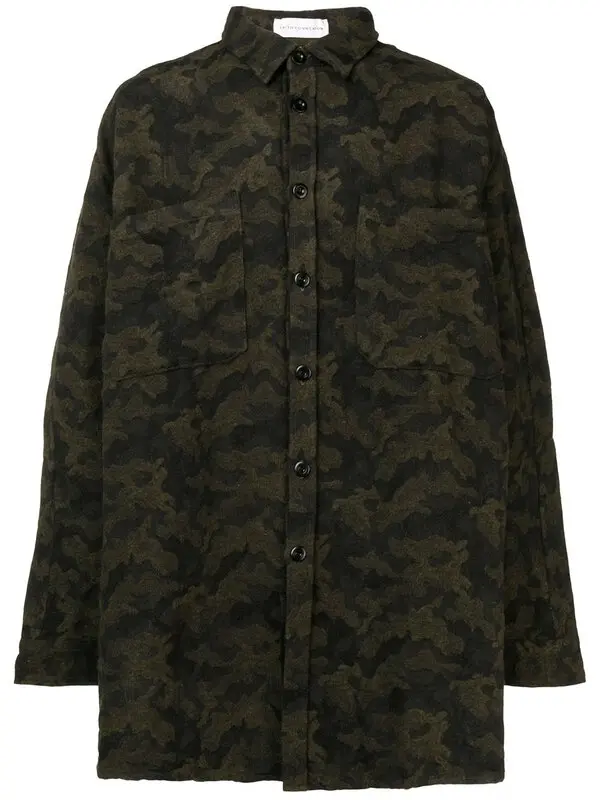 Faith Connexion Camouflage Print Shirt