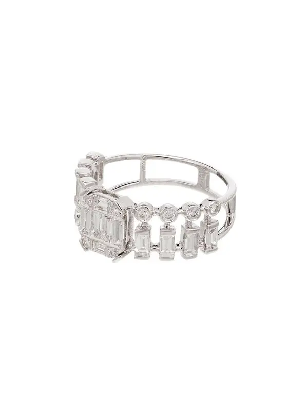 Shay 18kt Gold Diamond Ring - Silver