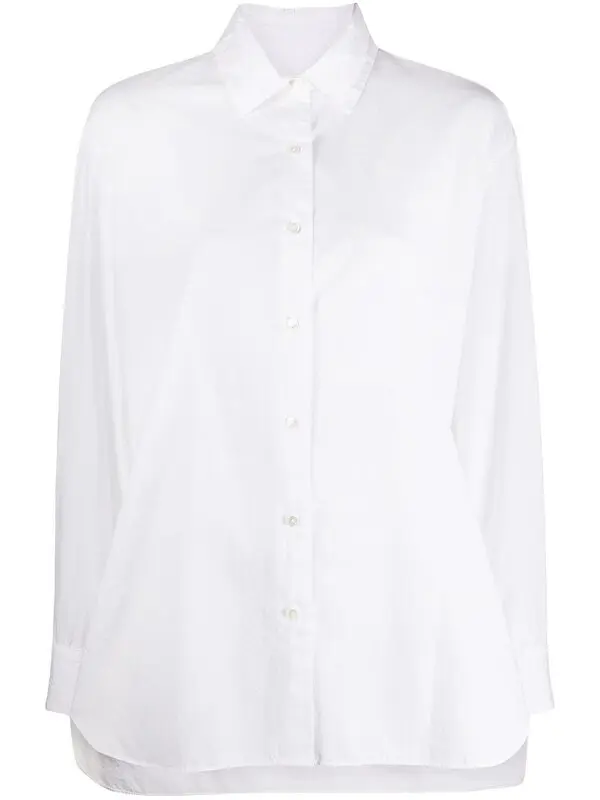 NILI LOTAN Cotton Oversized Shirt - White
