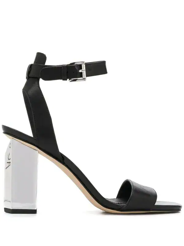Michael Kors Petra Chunky-Heel Sandals In Black 65% Off