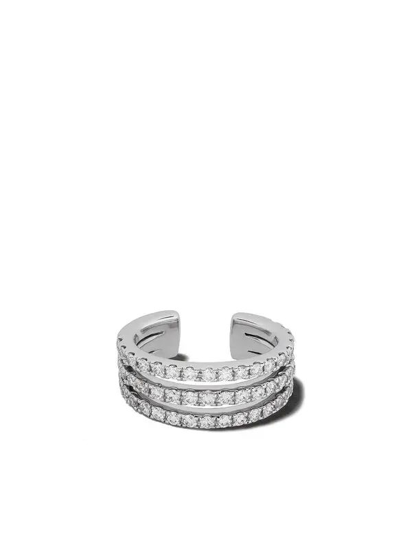 WE BY WHITEBIRD 18kt Diamond Joséphine Earcuff - Silver