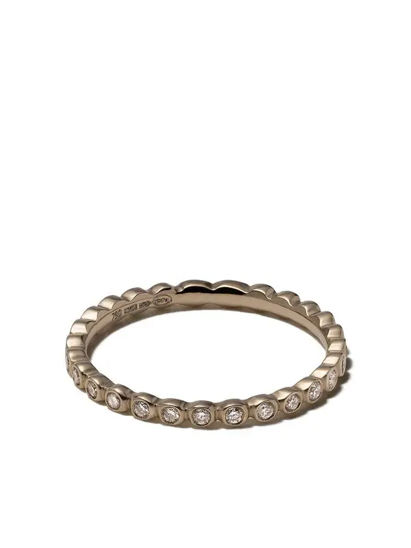 WE BY WHITEBIRD 18kt Estelle Diamond Ring - Silver