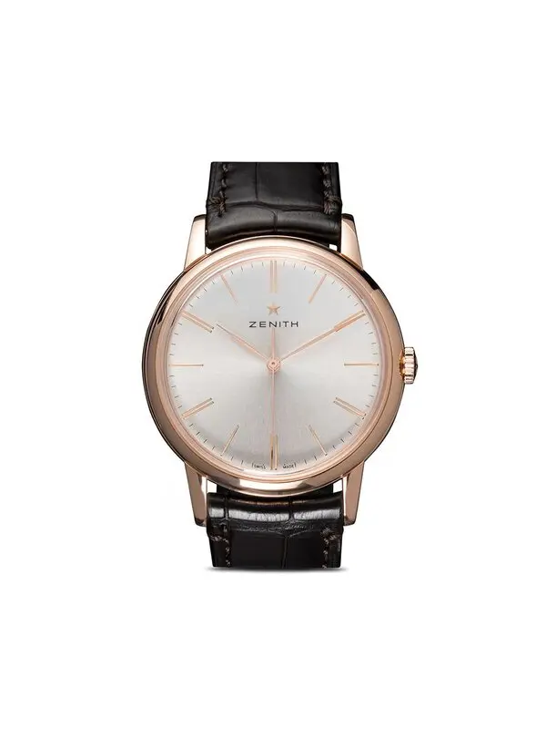 ZENITH Elite Classic 39mm Strap Watch - Silver