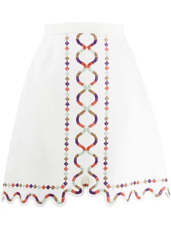 Giambattista Valli A-line Cut-out Skirt