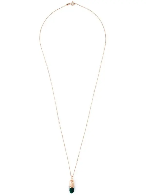 TRUE ROCKS Large Pill Pendant Necklace
