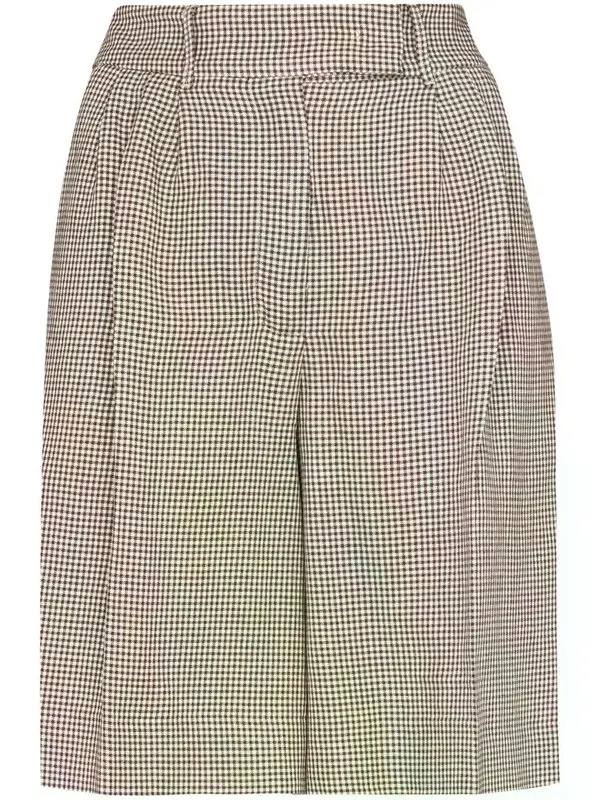 Remain Birger Christensen Kit Check Knee-length Shorts