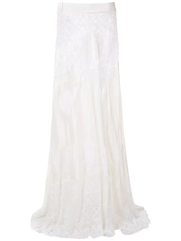 AMIR SLAMA Lace Maxi Skirt