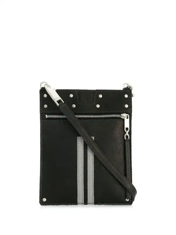Rick Owens Neck Strap Passport Holder - Black | Editorialist